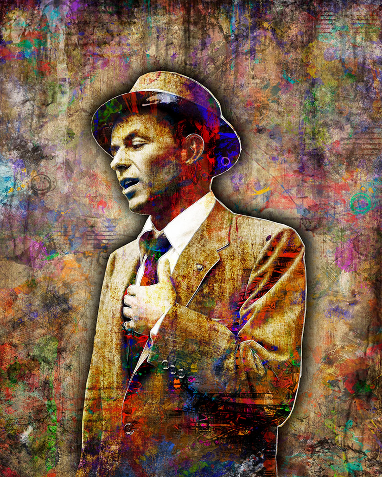 Frank Sinatra Print Frank Sinatra Artwork Frank Sinatra - Etsy