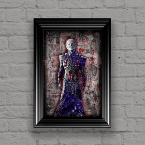 Pinhead Print, Pinhead Artwork, Pinhead Art, Pinhead Poster for ...