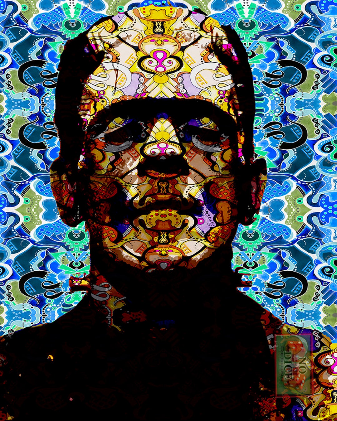 Frankenstein Poster, Frankenstein Art, Frankenstein Artwork ...