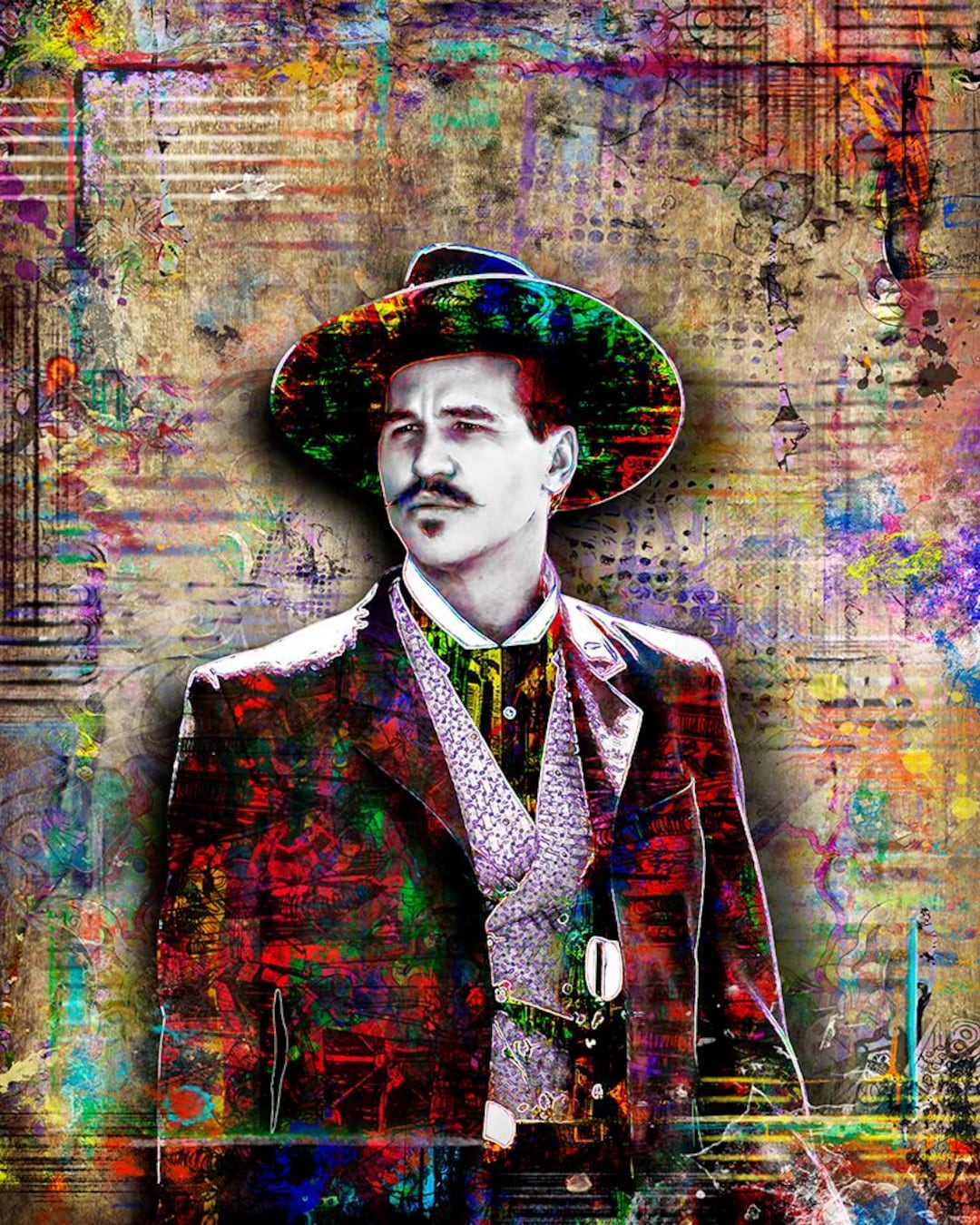 Val Kilmer Print, Val Kilmer Artwork, Val Kilmer Art, Val Kilmer Poster ...