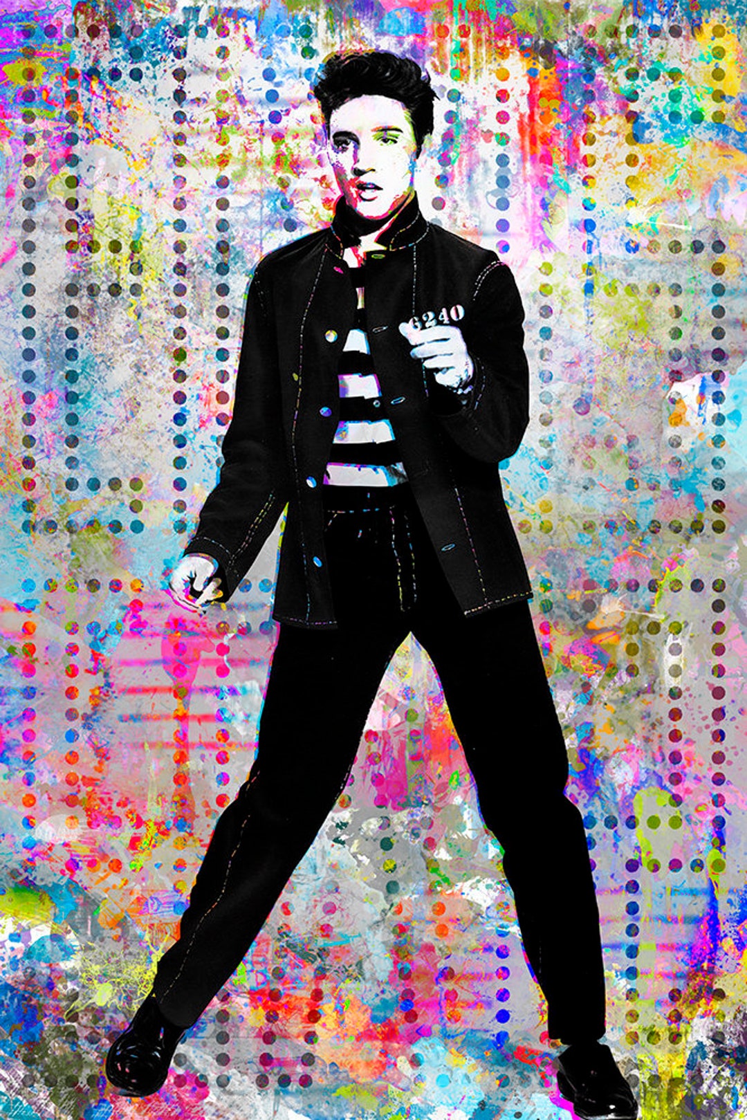 Elvis Art, Elvis Print, Elvis Tribute Poster, Elvis Artwork for Elvis ...