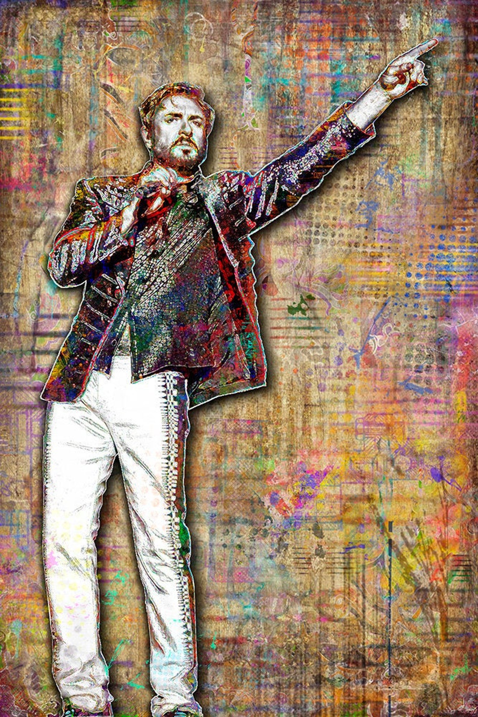Simon Le Bon Print Simon Le Bon Artwork Simon Le Bon Art - Etsy