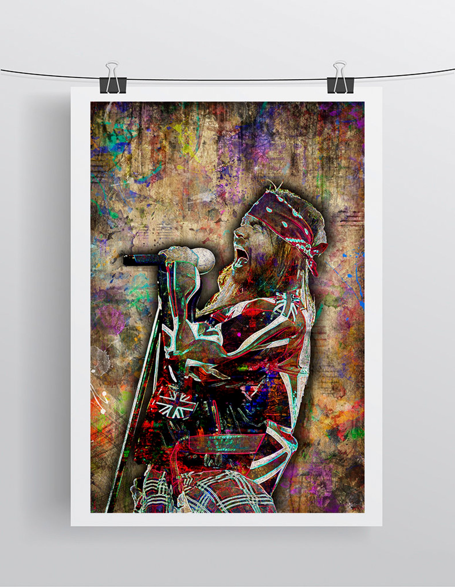 Axl Rose Print Axl Rose Artwork Axl Rose Art Axl Rose - Etsy