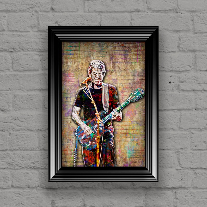 Lou Reed Print Lou Reed Artwork Lou Reed Tribute Art Lou - Etsy