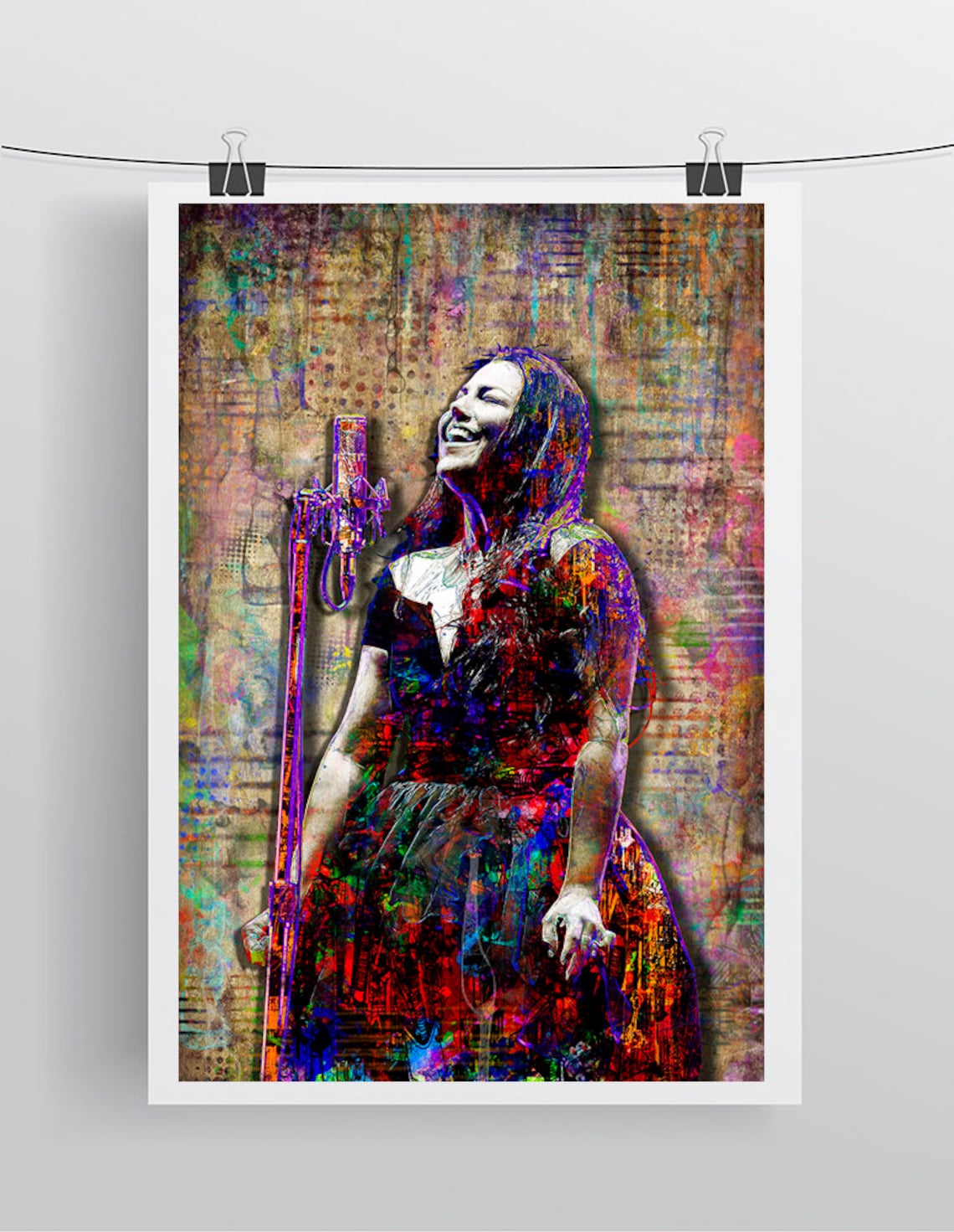 Amy Lee Print Amy Lee Artwork Amy Lee Art Amy Lee Poster - Etsy
