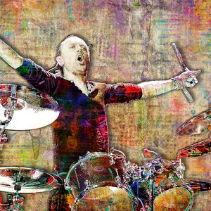 Lars Ulrich Print, Lars Ulrich Artwork, Lars Ulrich Art, Lars Ulrich ...