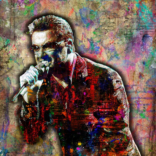 George Michael Print - Etsy
