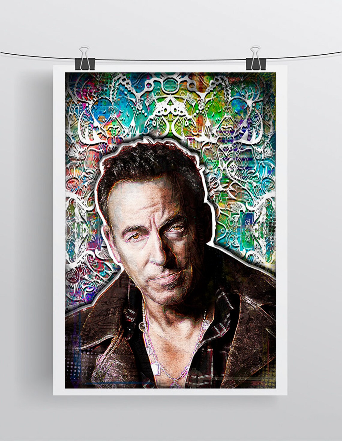 Bruce Springsteen Art Bruce Springsteen Print Bruce | Etsy