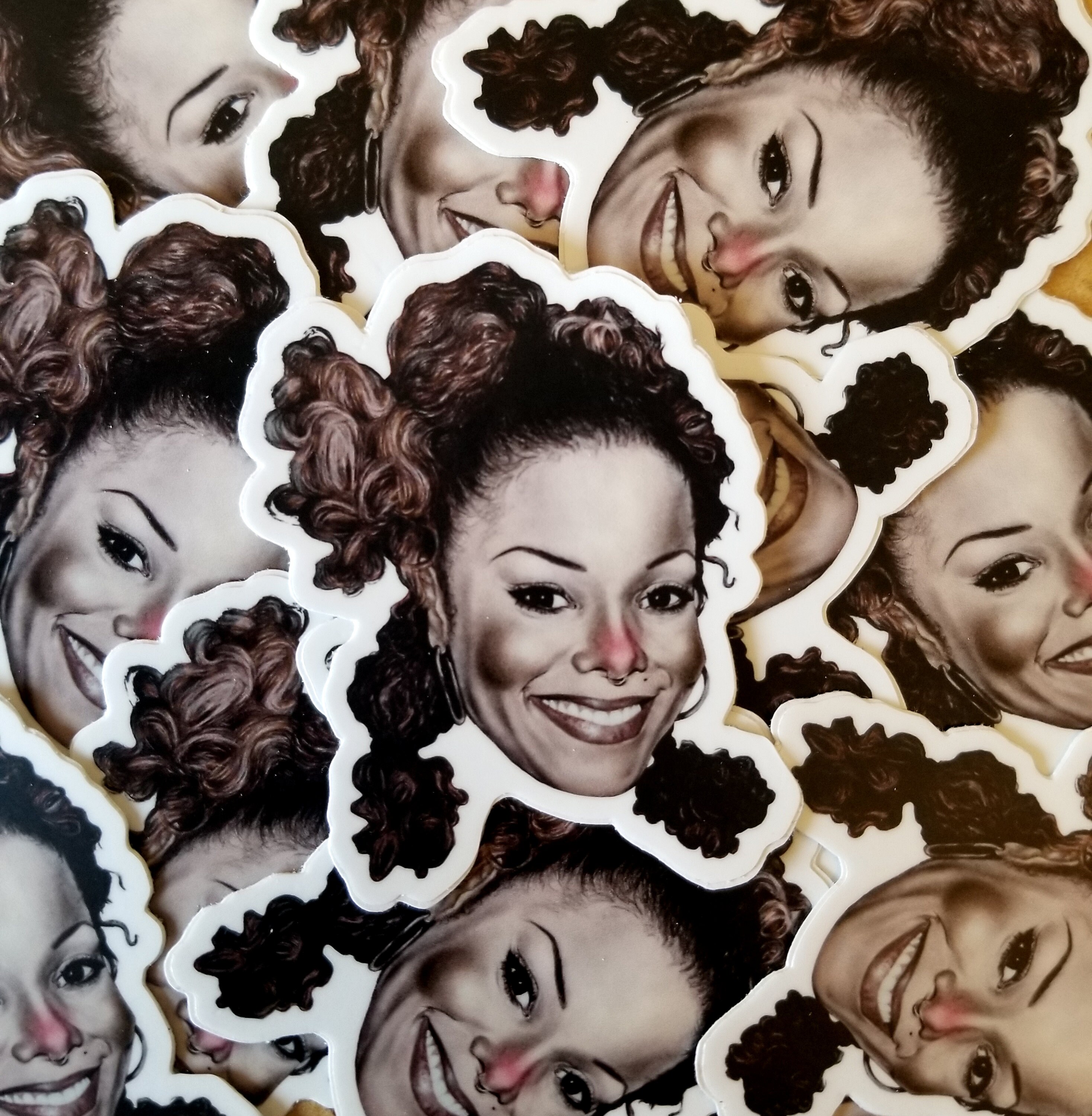 Janet Jackson Vinyl Laptop Sticker | Etsy