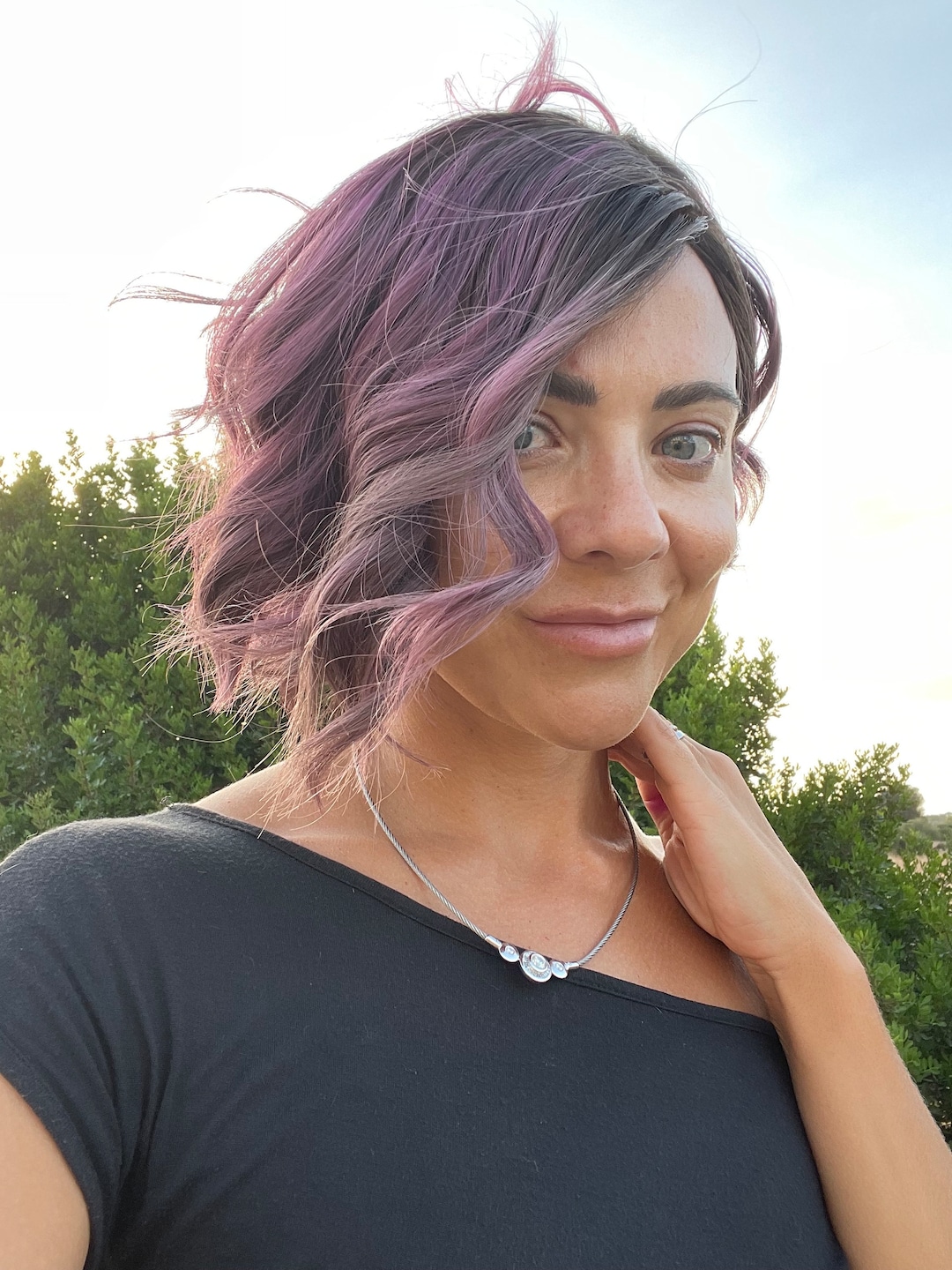 Wig 100% Remy Human Hair, Dusty Pink Wig 8”, Silk Top, Jewish Wig, 130 ...