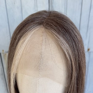 100% Remy Virgin Human Hair Wig, Kosher Wig, Sheitel, 18 Inch Long ...