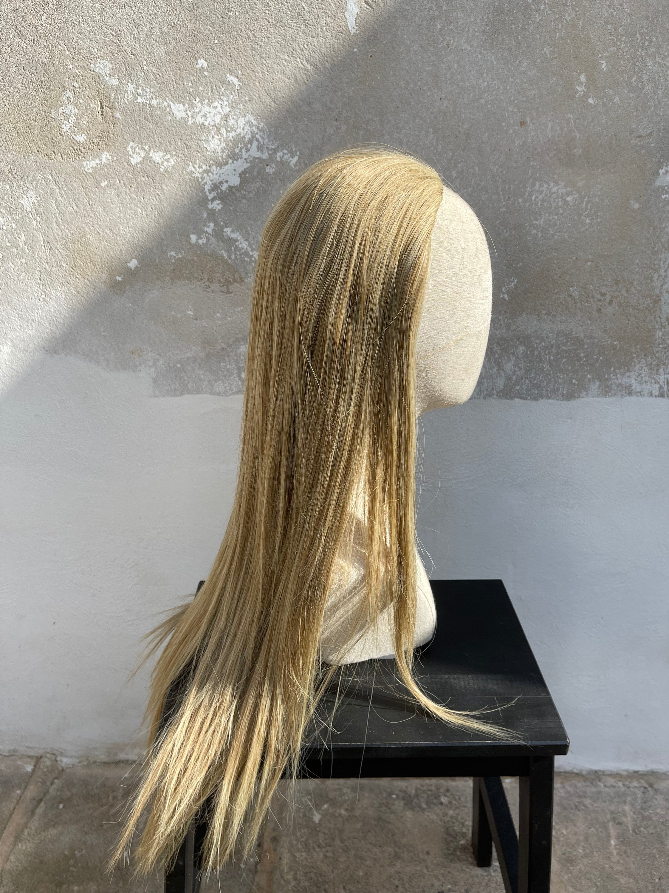 Half Wig Blonde Natural Looking Hair Extensions Add Volume - Etsy