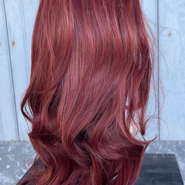 Red Hair Extensions - Etsy