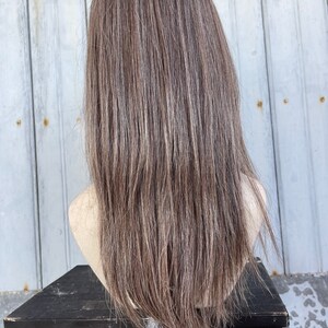 100% Remy Virgin Human Hair Wig, Kosher Wig, Sheitel, 18 Inch Long ...