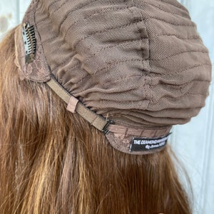 Wig 100% Remy Human Hair, Medium Brown 22” Long, Lace Top, Size Medium ...
