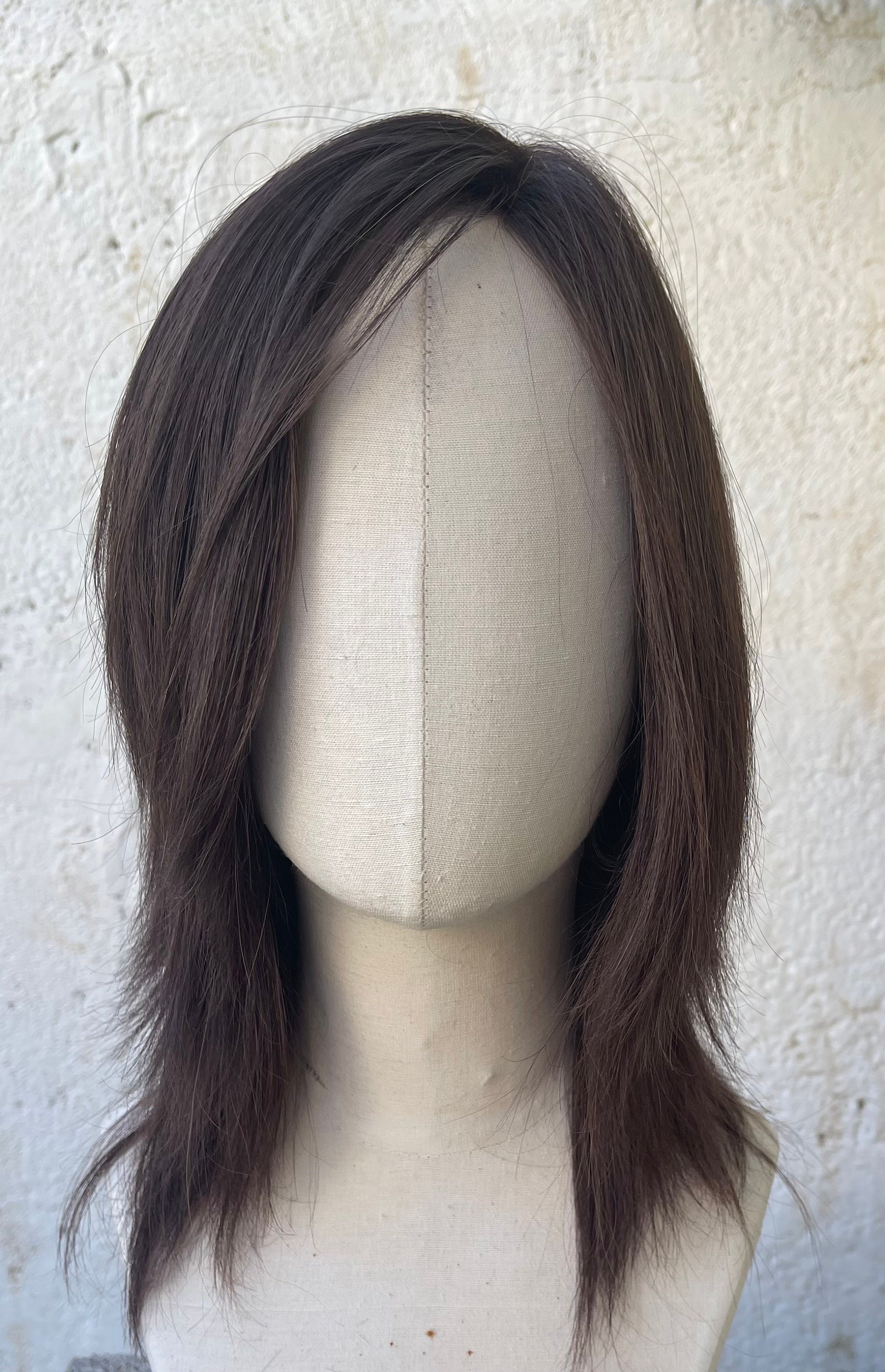 100% Human Hair Wig, Remy Virgin, Kosher Wig, Sheitel, 14 Inch Long ...