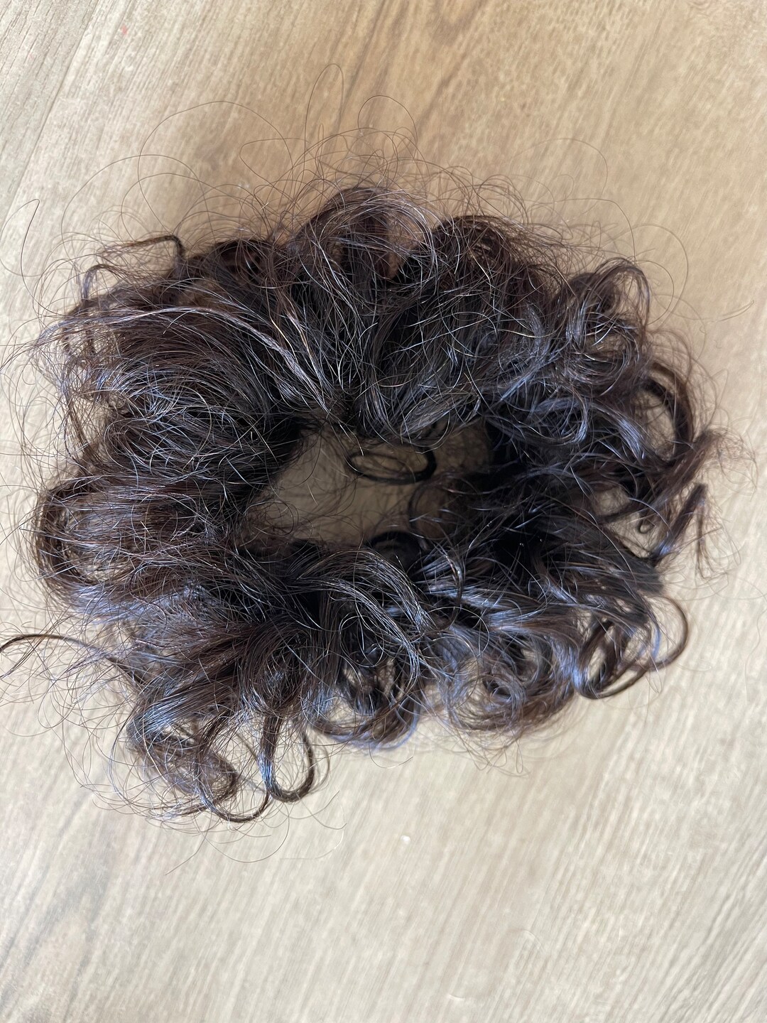 100% Human Hair - Scrunchies With Human Hair, Human Hair Buns, Ponytail ...