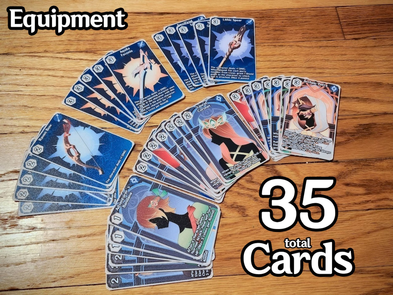 Genshin Impact || Genius Invokation TCG: Action Cards (updated to Luna ...