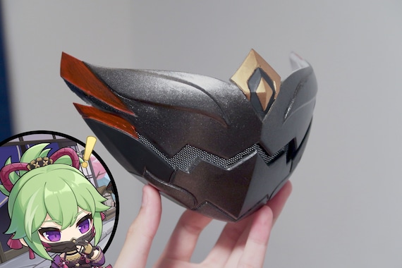 Genshin Impact Cosplay Mask kuki Shinobu - Etsy Canada