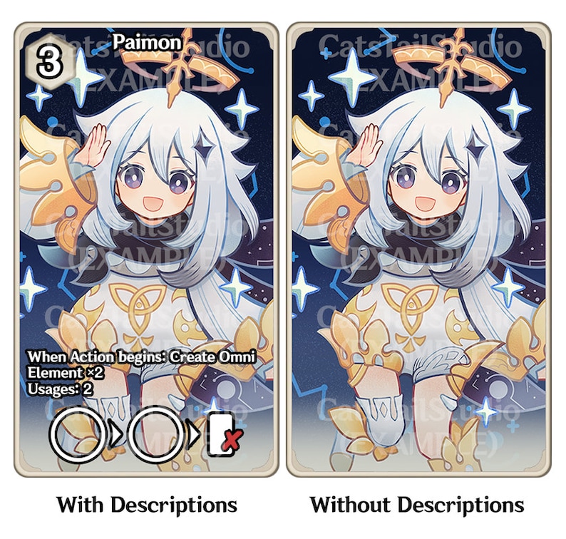 Genshin Impact Genius Invokation TCG: Playable Starter Set - Etsy