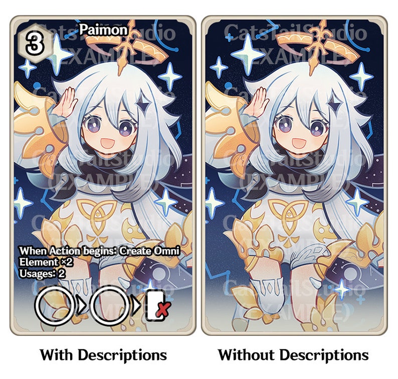 Genshin Impact || Genius Invokation TCG: Action Cards (updated to Luna ...