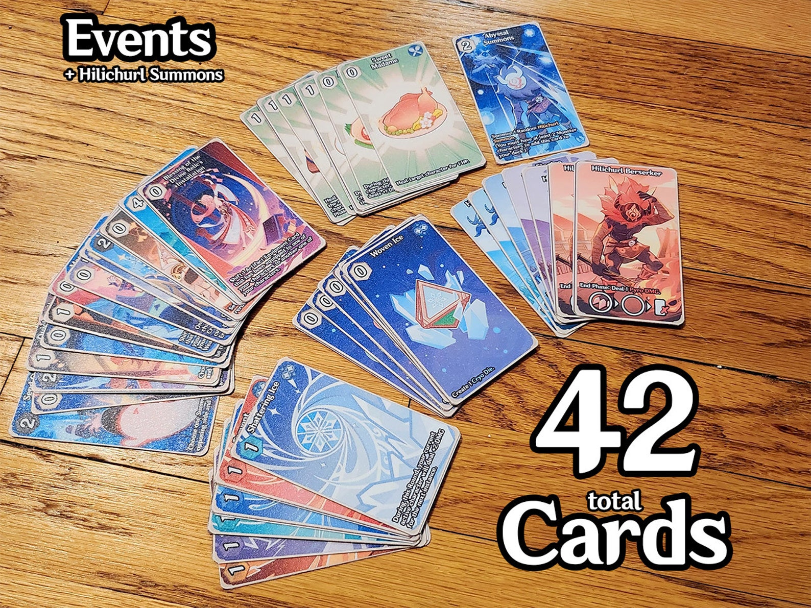 Genshin Impact || Genius Invokation TCG: Action Cards (updated to Luna ...