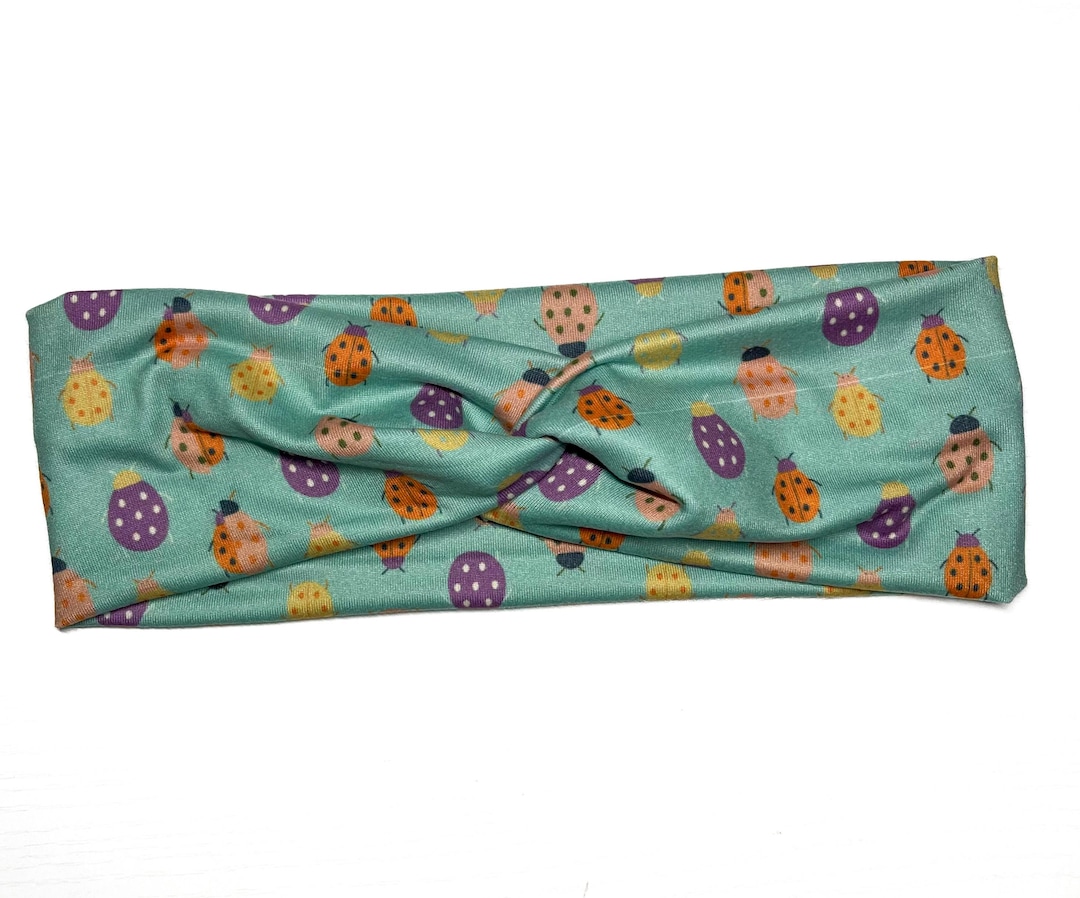 Beetles & Bugs, Boho Twist Headband, Handmade Hair Accessory Womens ...
