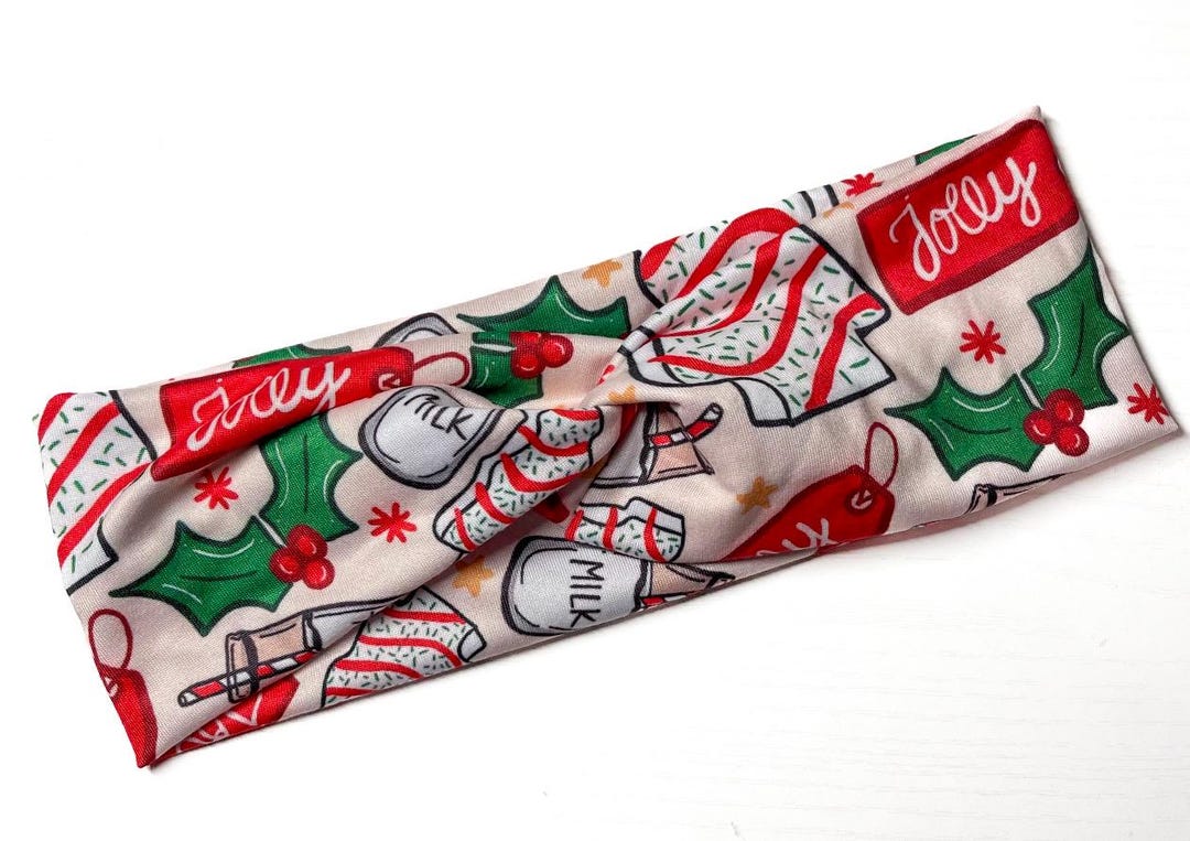 Jolly Zebra Cake Mistletoe, Christmas, Fall, Cute, Winter, Headbands ...