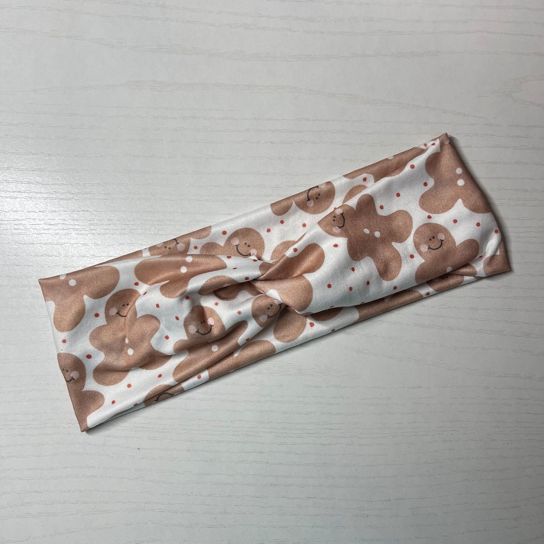 Gingerbread & Dots, Twist Headband, Nurse Headband, Adult Turban ...