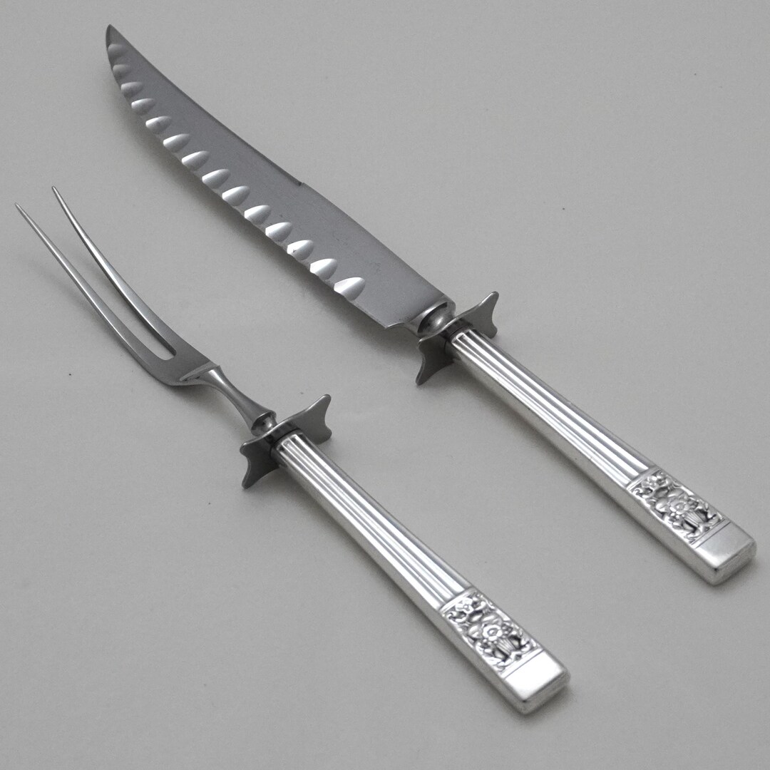 Hampton Court Design ONEIDA COMMUNITY Silver Plated Cutlery Two Piece ...
