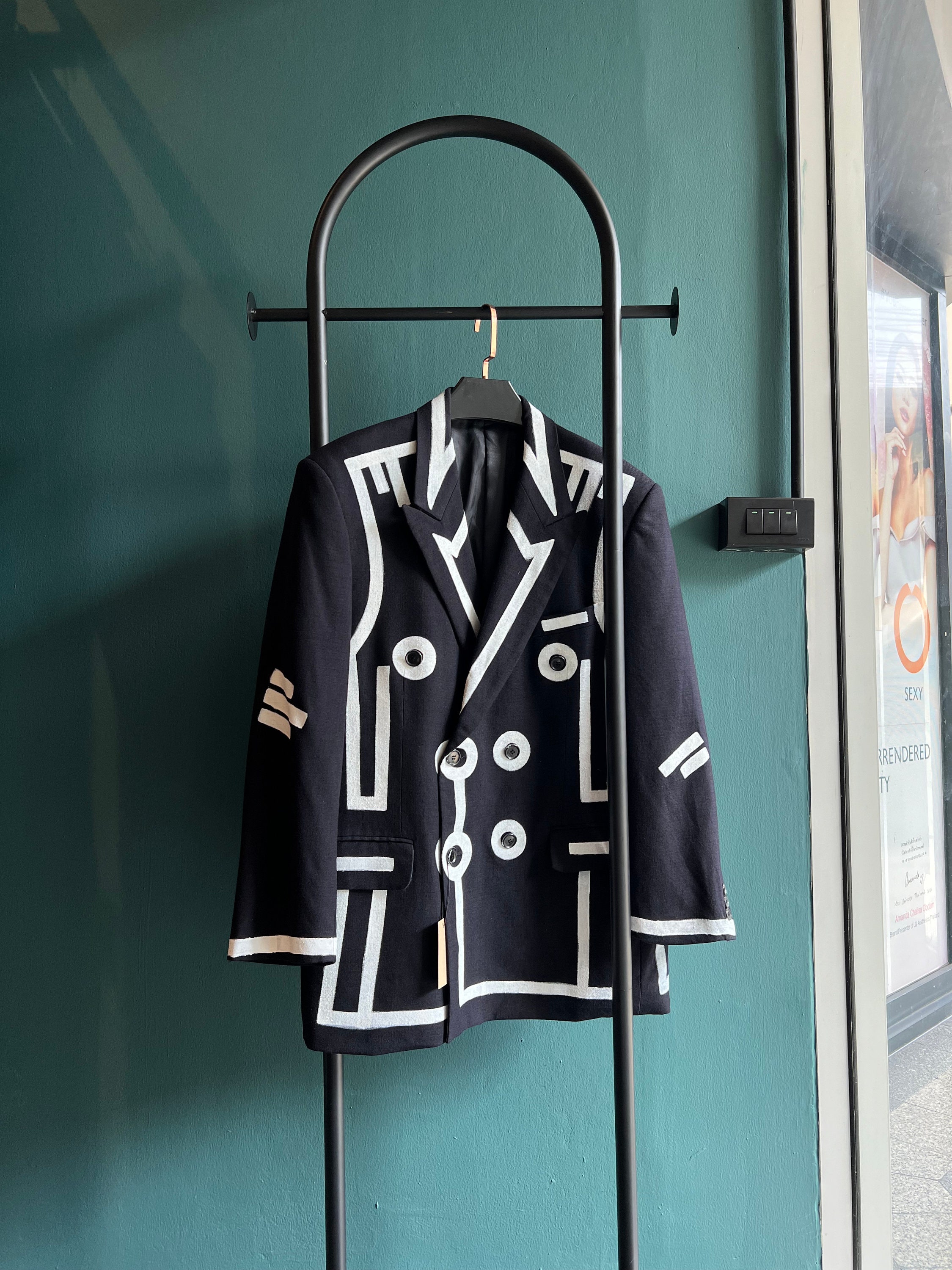 Hand Painted Blazer - Etsy
