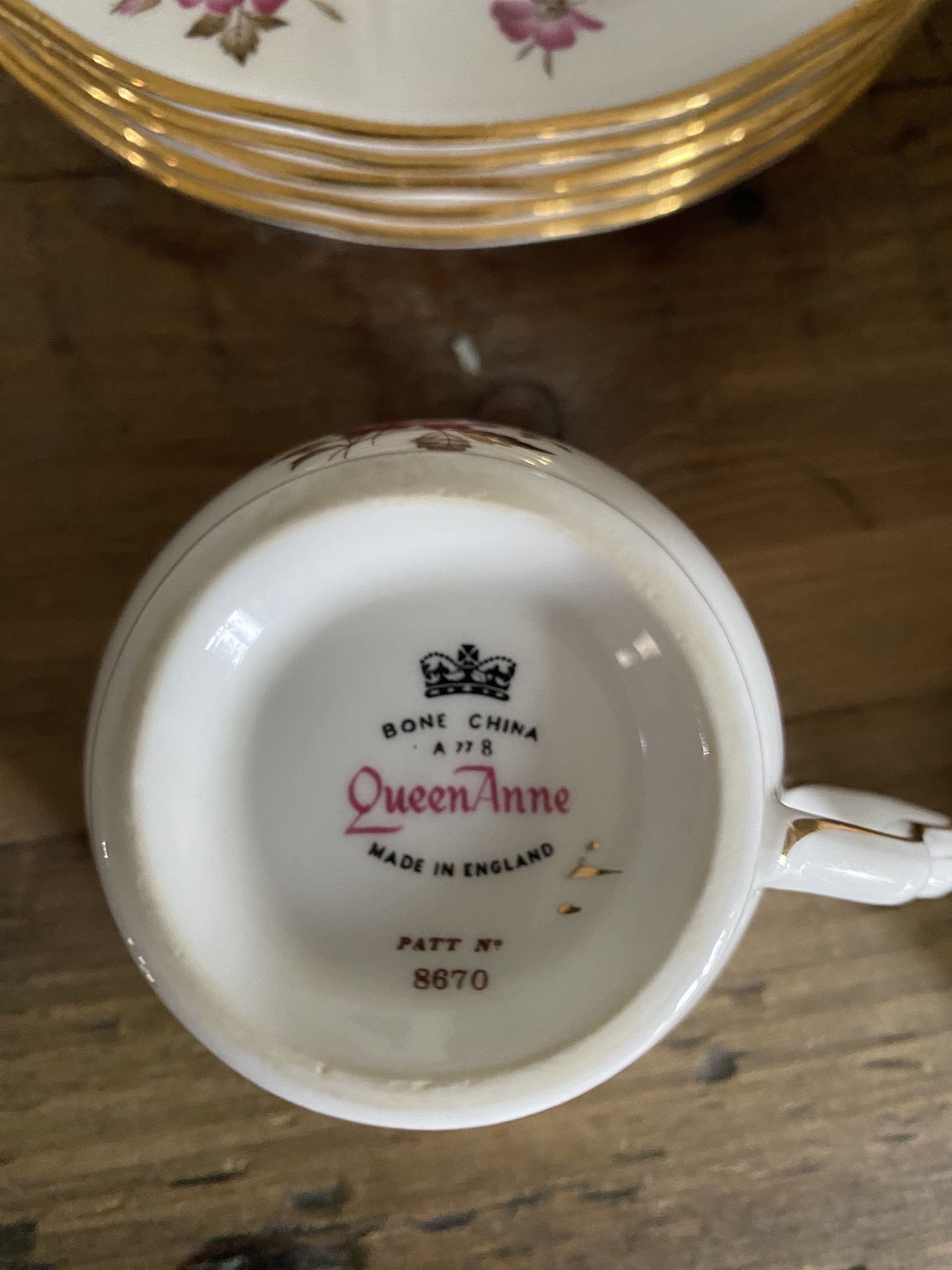Queen Anne English Bone China Tea Set Creamer and Sugar Bowl - Etsy