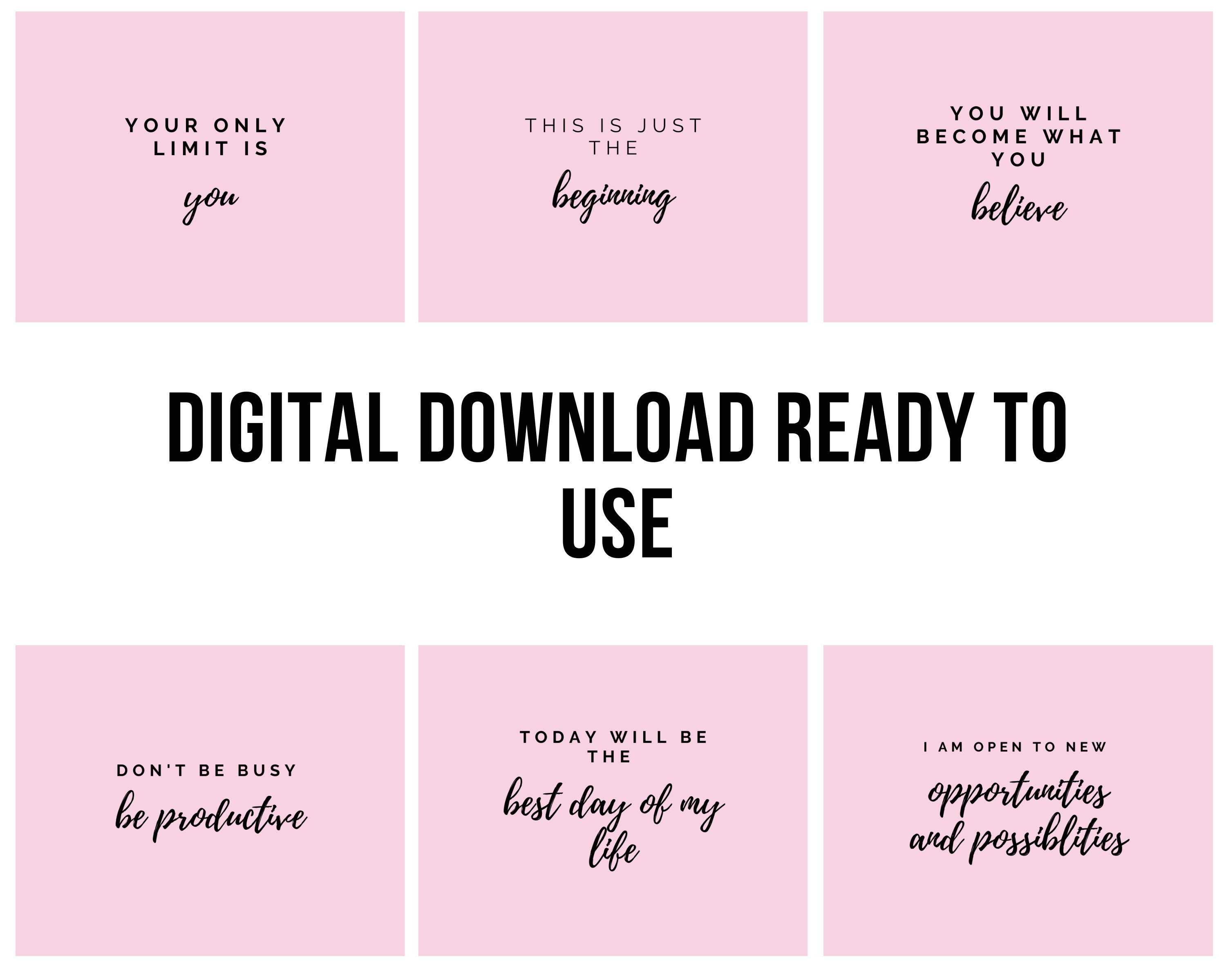 Entrepreneur Instagram Posts | 75 Ready to Post Quotes/affirmations for ...