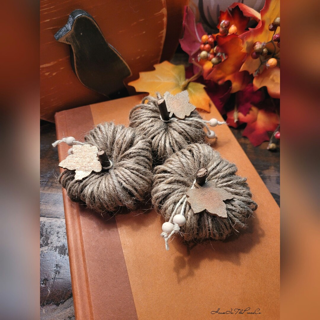 Fall Pumpkin Decor, Farmhouse Pumpkins Set, Thanksgiving Home Decor ...