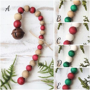 Wood Bead Candy Canes, Farmhouse Candy Canes, Primitive Candy Canes ...