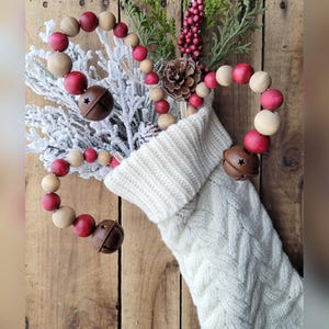 Wood Bead Candy Canes, Farmhouse Candy Canes, Primitive Candy Canes ...