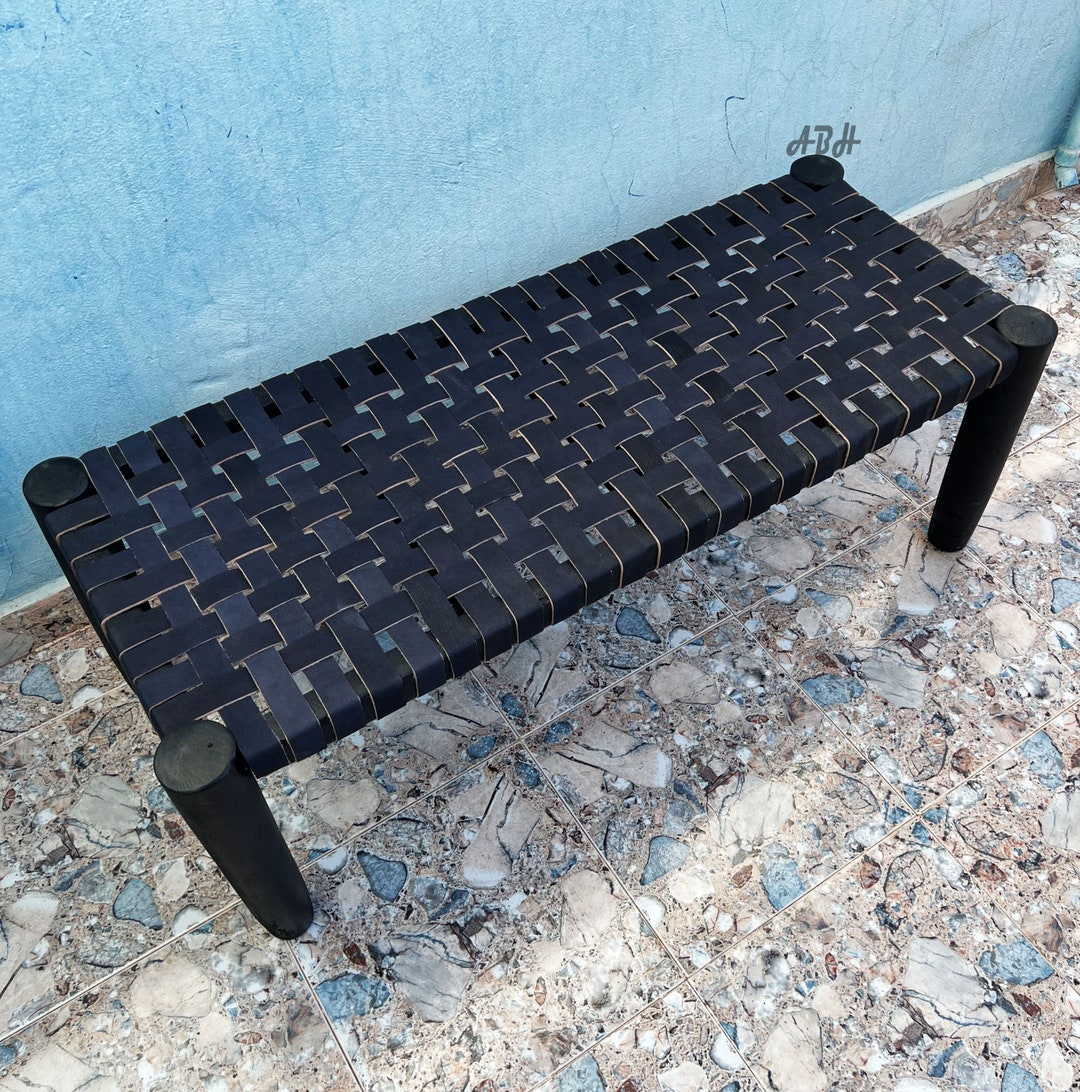 Moroccan Wooden Bench - Etsy