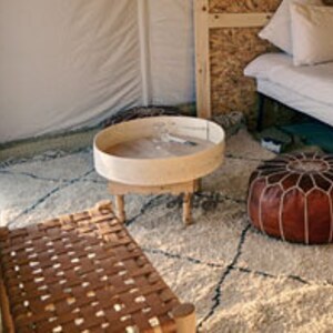Berber Coffee Table in Natural Wood - Etsy