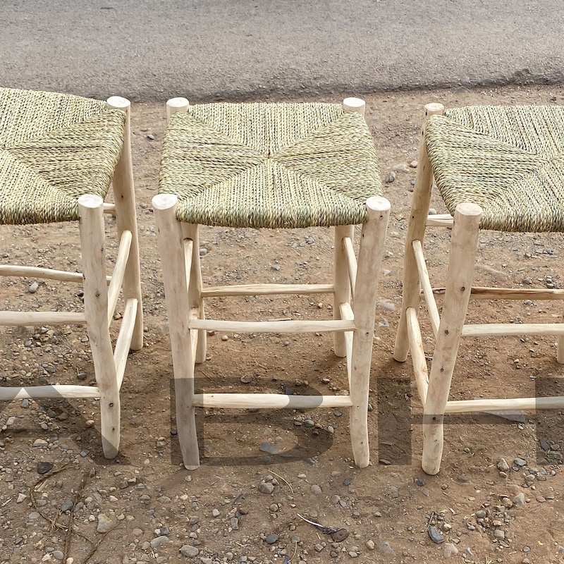 Bar Stools Chairs Rattan - Etsy