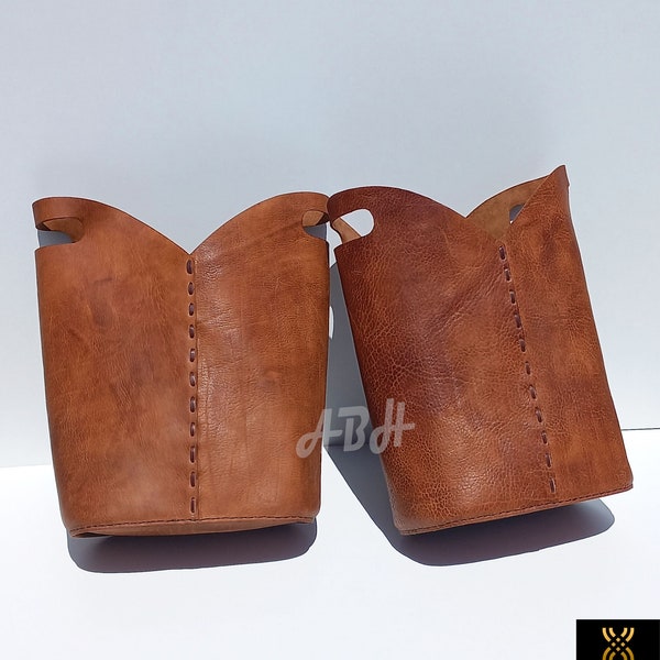 Leather Basket - Etsy