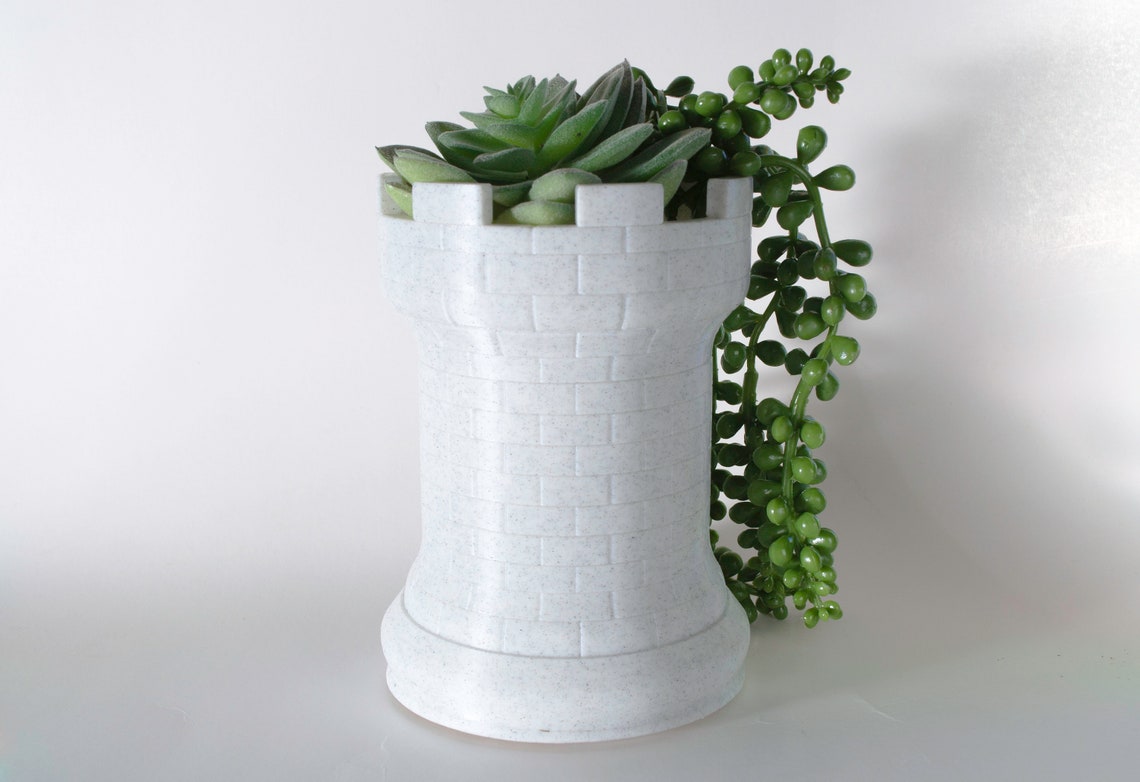 Castle Rook Planter Pot Rook Planter Ideal for Succulents - Etsy