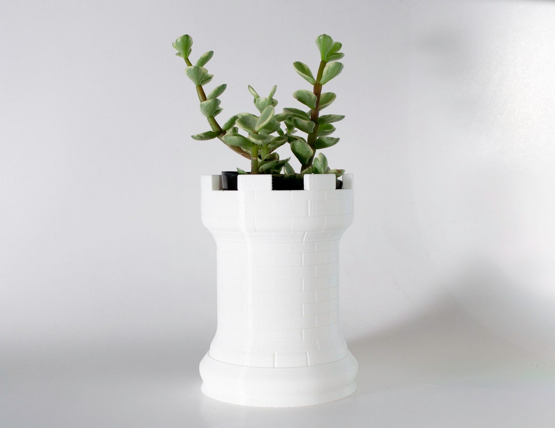 Castle Rook Planter Pot Rook Planter Ideal for Succulents - Etsy