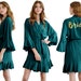 Personalized Ruffle Robe, Bridesmaid Robes, Custom Bridal Robe, Wedding ...