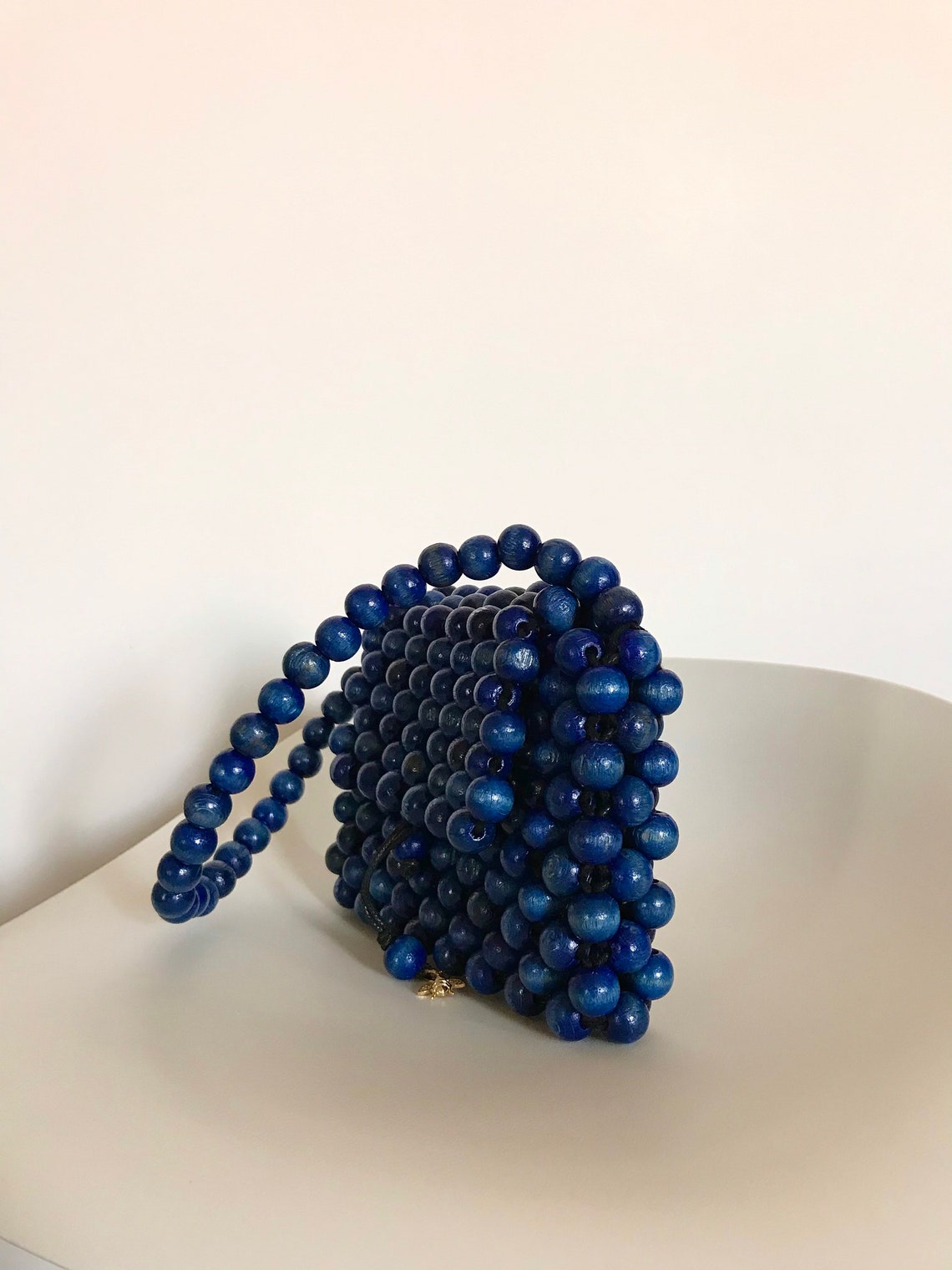 No 3 Blueberry Bag Small, Tote Bag, Wooden Bag, Luxury Bag, Handmade ...