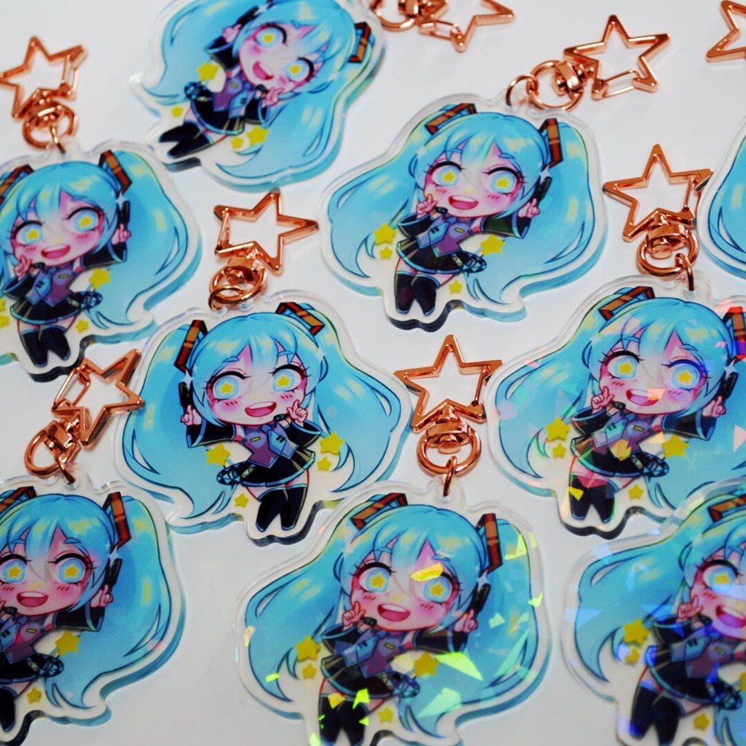 Hatsune Miku Idol Acrylic Charms - Etsy