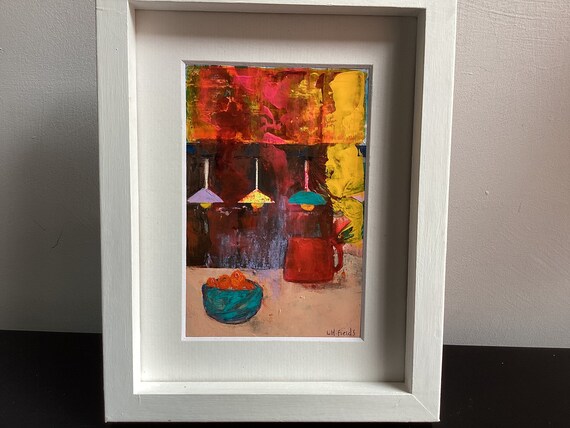 Hand Painted Semi Abstract Still Life. Vibrant Colourful and - Etsy