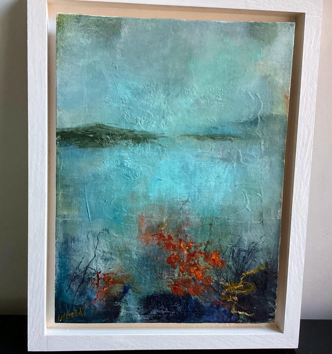 Original Scottish Seascape Painting. Isle of Iona Semi Abstract Coastal ...