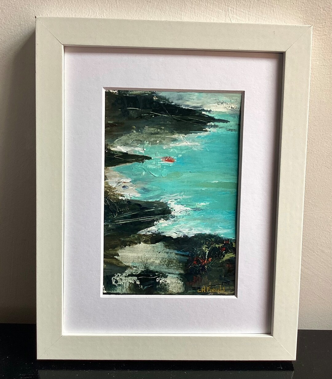 Original Cornish Seascape Painting. Kynance Cove Coastal Art. Hand ...