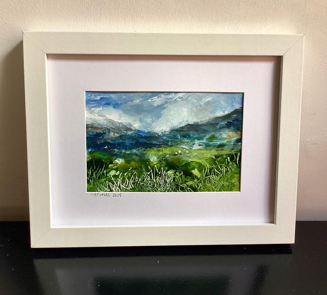 Original Yorkshire Dales Landscape Painting. Hand Painted Westmorland ...