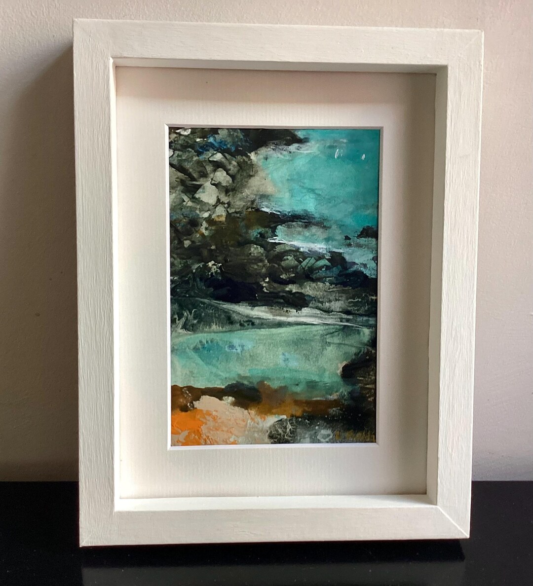 Original Ilfracombe Seascape Painting. North Devon Rocky Bay With Sea ...